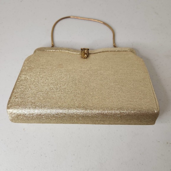 Unbranded | Bags | Vintage 5s Hollywood Regency Handbag Midcentury Gold ...